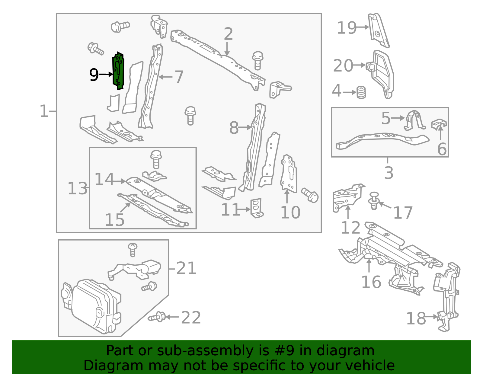 53187-0R010 - High-Quality Radiator Support Bracket for 2006-2018 ...