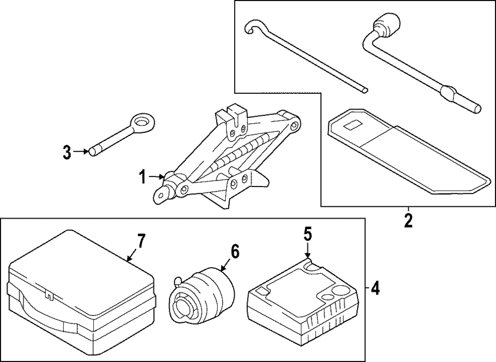 09130-CW000 - Tool Kit 2023-2025 Kia Sportage | Kia.Parts Store
