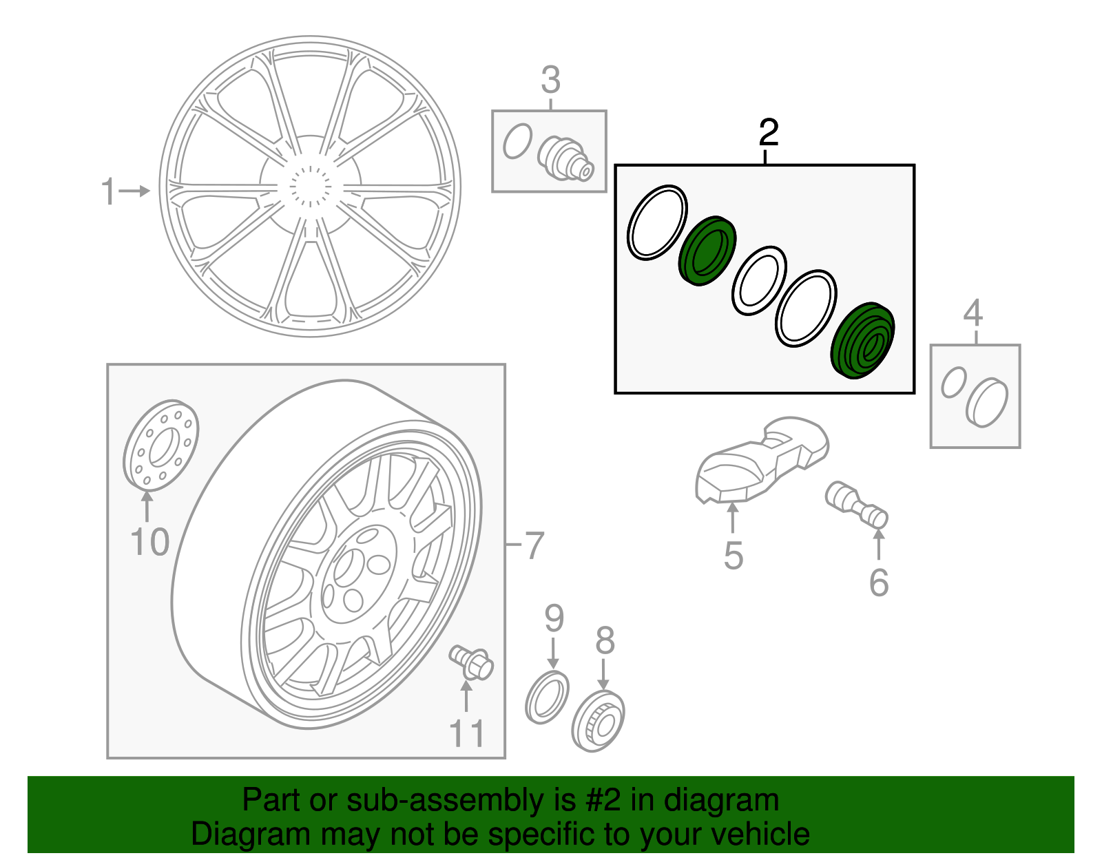 2014-2019 Porsche 911 Wheel Lug Nut 991-361-081-90 | Gaudin Porsche Parts