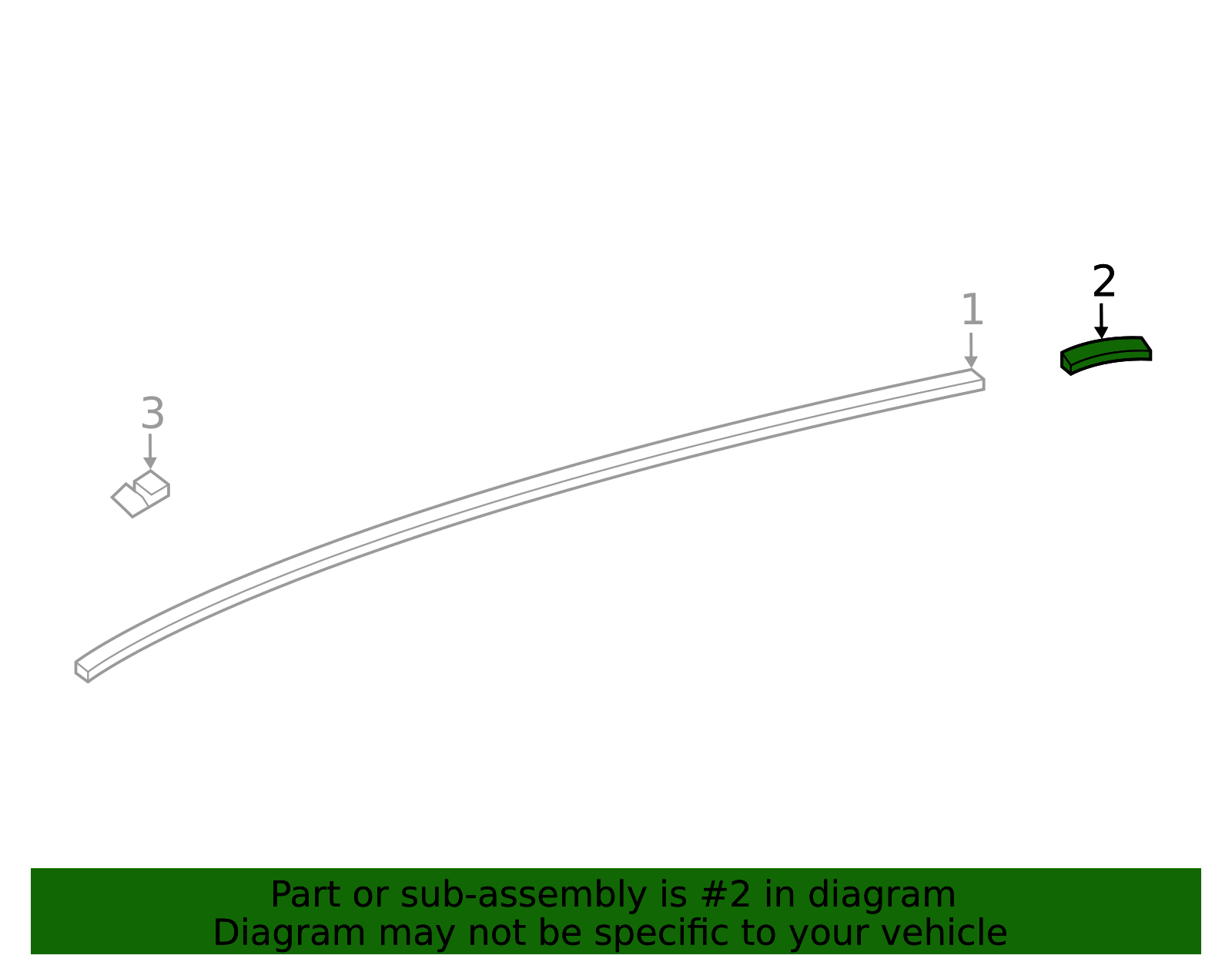 Toyota Roof Drip Molding - Exterior Roof Trim - Part #75553-48090 ...