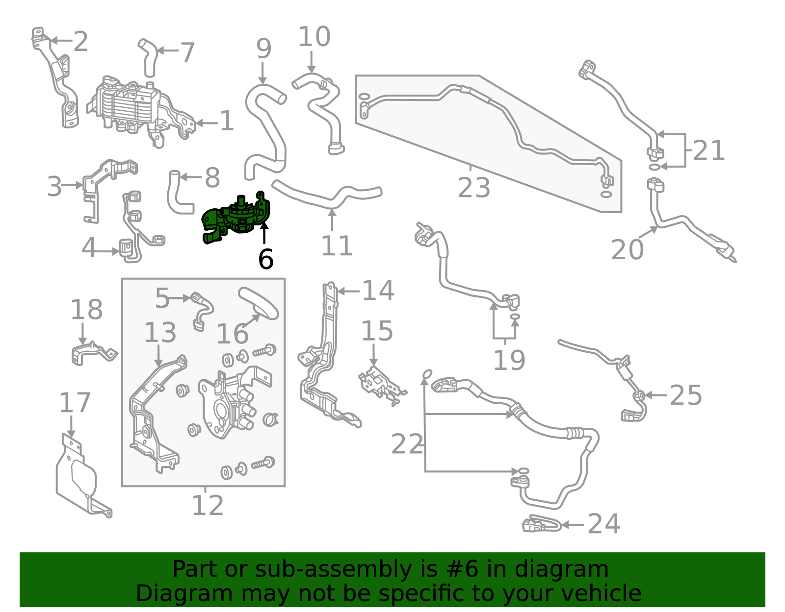 87260-42040 - Auxiliary Pump 2021-2025 Toyota | Group 1 Auto Parts