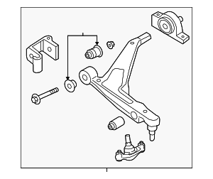 2017-2024 Volvo Lower Control Arm 32370928 | OEM Parts Online