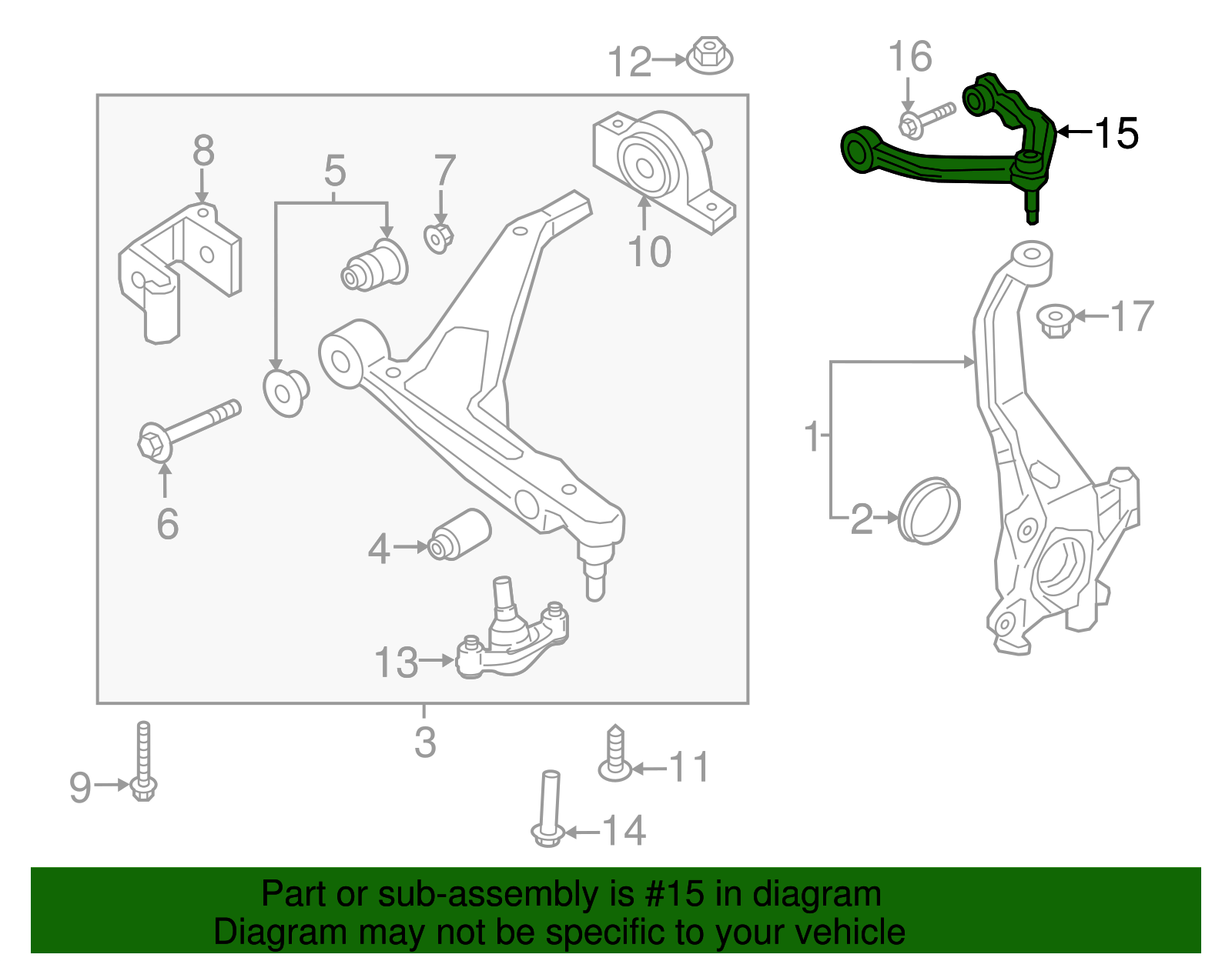 32395244 - 2017-2025 Volvo - Suspension Control Arm | Volvo OEM Parts ...