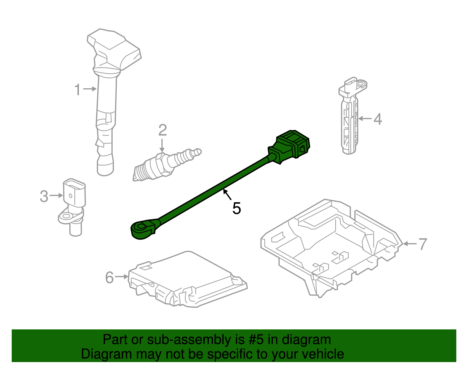 2015-2019 Audi Knock Sensor 06E-905-377-L | Audi USA Parts