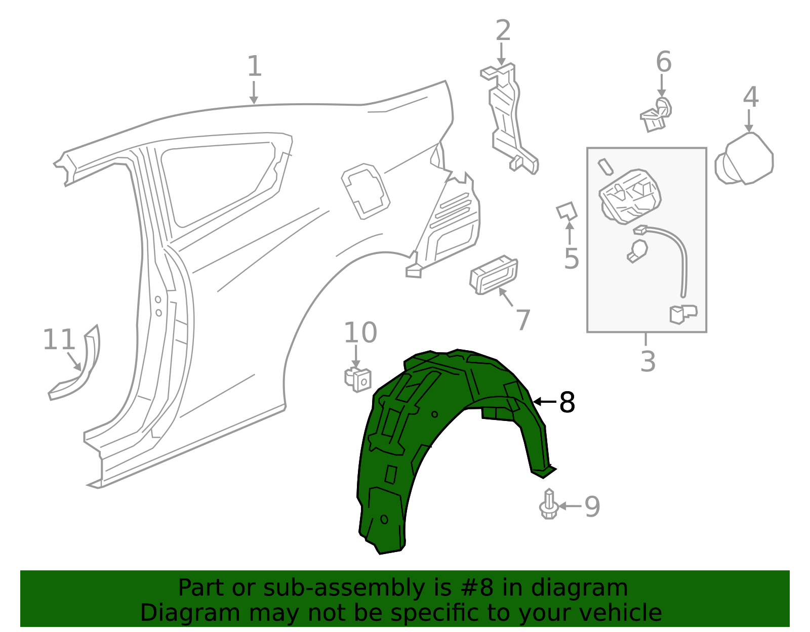 2016-2017 Honda Accord Splash Shield 74550-T2F-A01 | Clark Knapp Honda