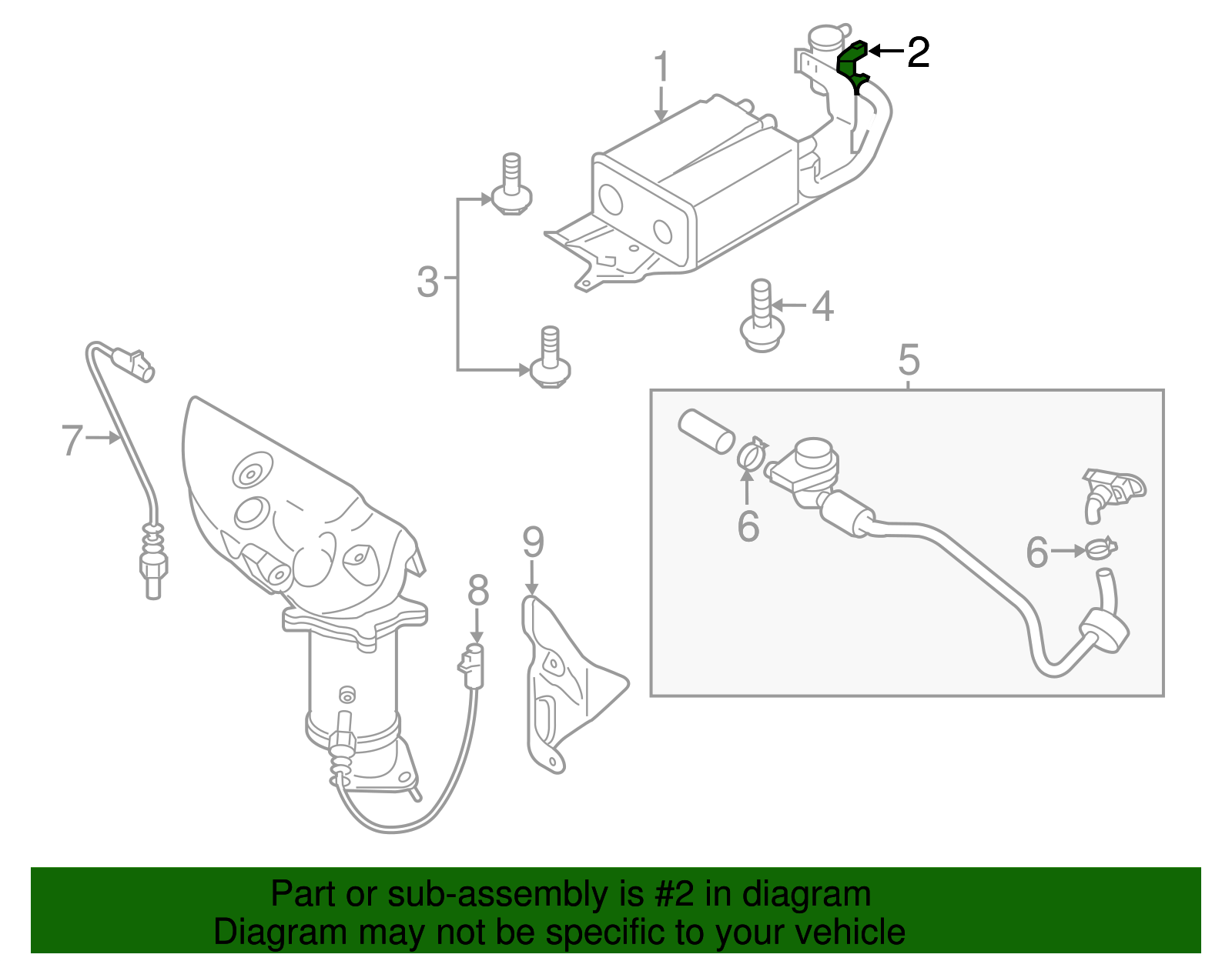2009-2015 Mazda Vapor Canister Purge Solenoid CA01-18-740A | OEM Parts ...