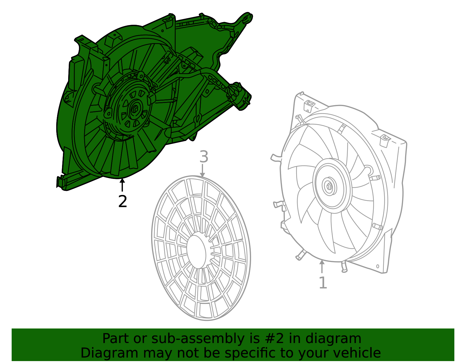 2000-2005 Saturn Fan Assembly 15867599 | Parts McElveen