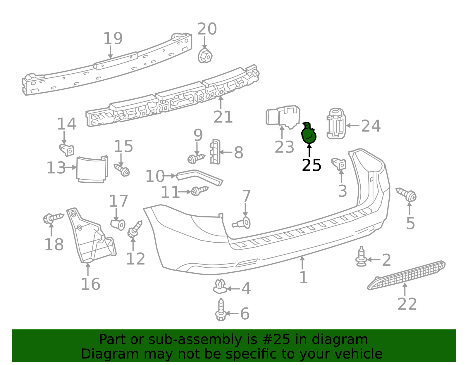 Genuine Official Toyota Park Sensor Retainer part# 89348-71010-C0 for ...