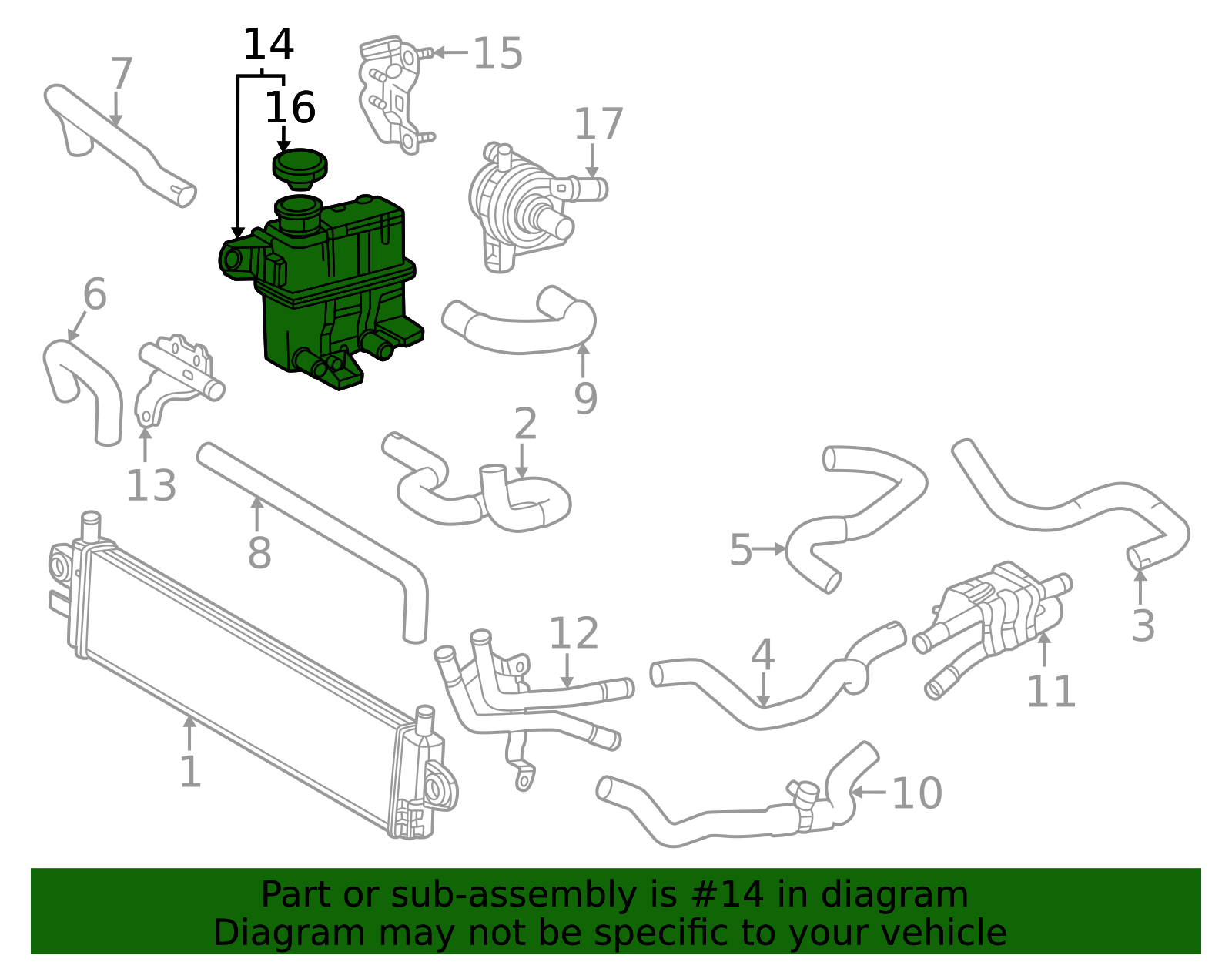 Drive Motor Inverter Coolant Reservoir G91H0-0C010 | Toyota Parts Center