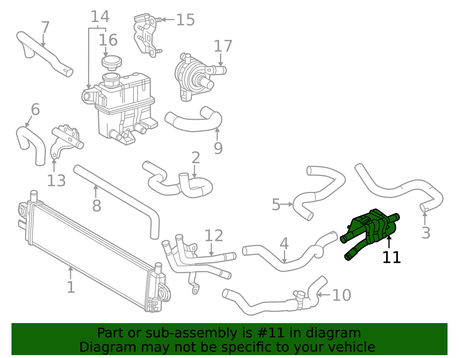 G9171-0C011 - Drive Motor Inverter Coolant Line - 2022-2026 Toyota ...