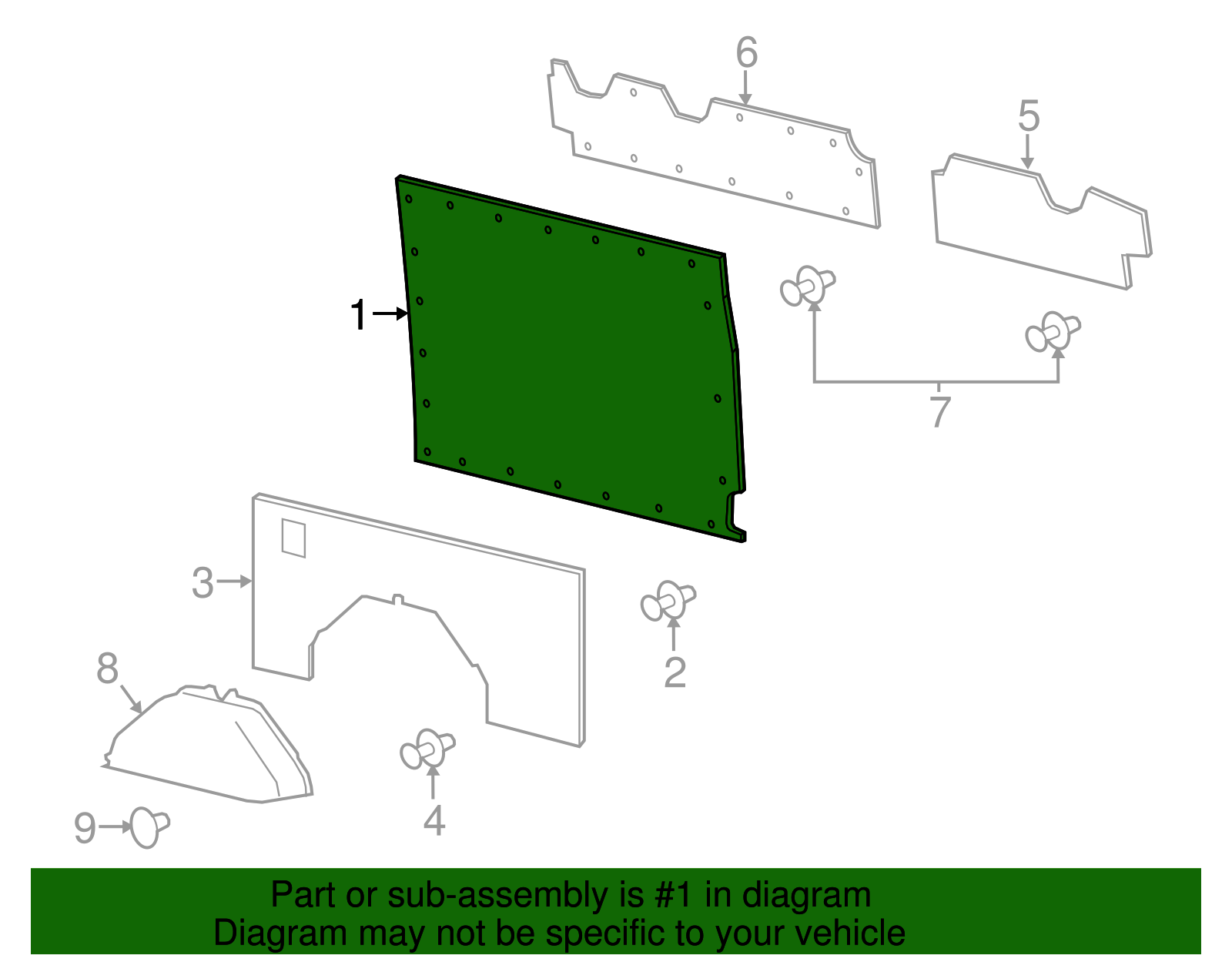 2015-2025 Ford Front Panel EK4Z-6142411-H | Awesome Parts