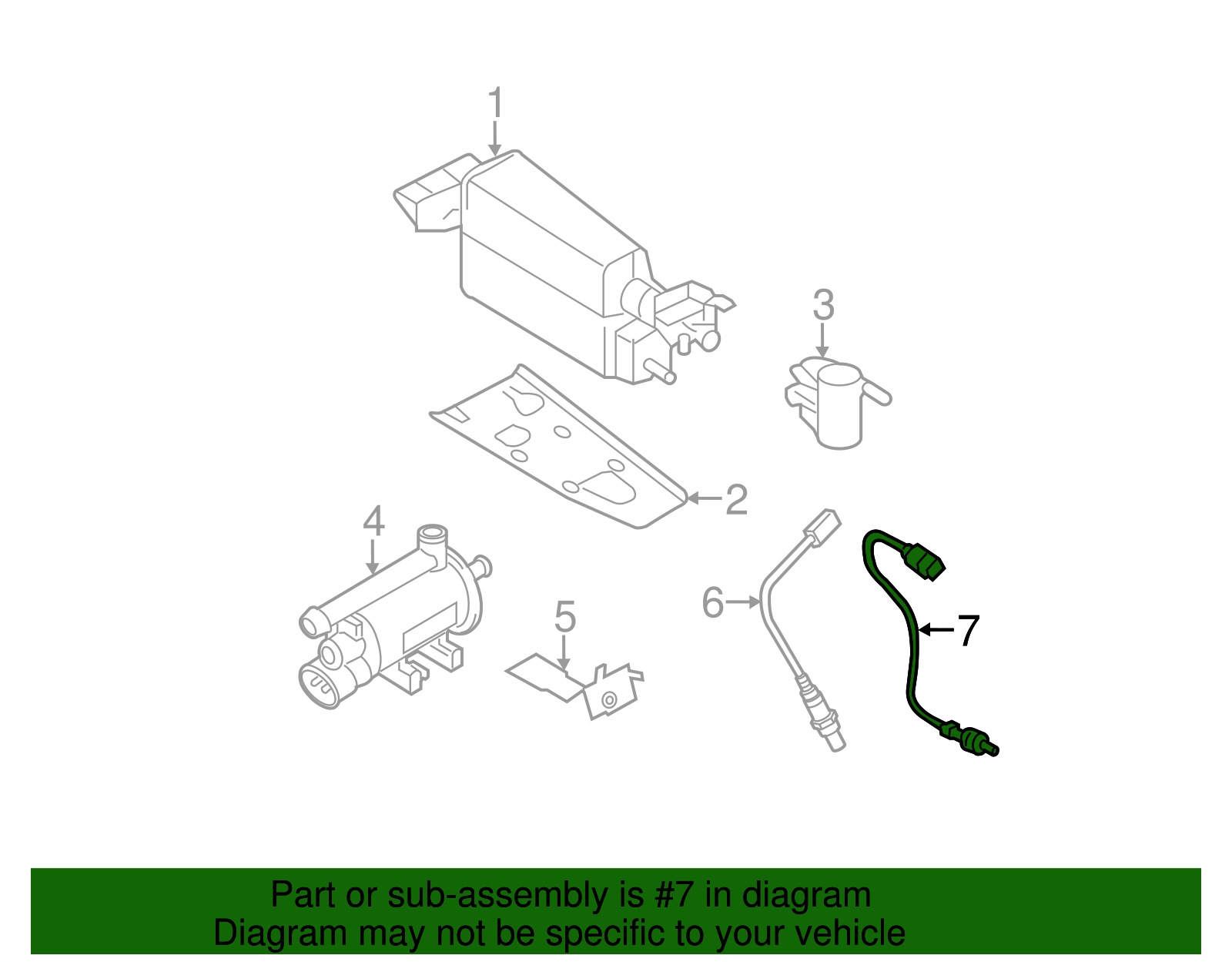 2010-2013 Hyundai Sonata Oxygen Sensor 39210-2G550 | OEM Parts Online