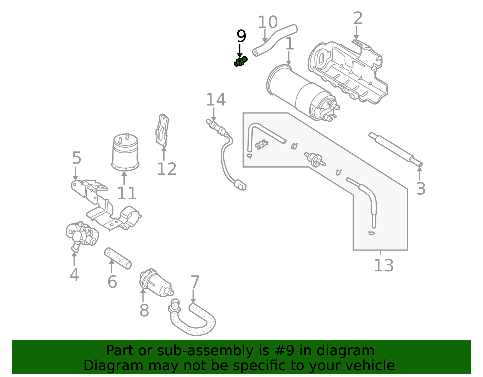 0K9A0-13890 - PCV Valve 1998-2002 Kia | Kia.Parts Store