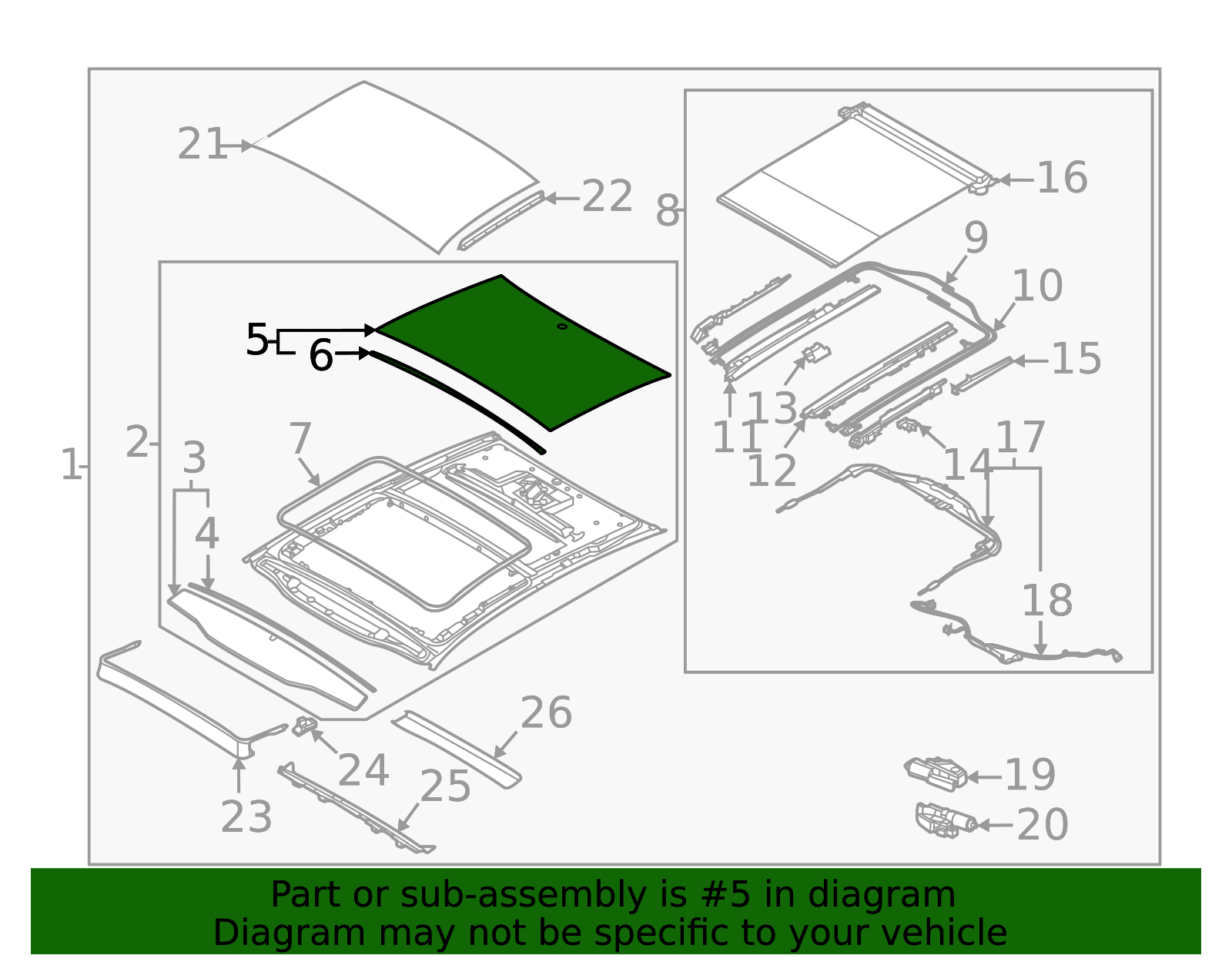 81640-L2000 - Rear Glass 2021-2025 Kia K5 | Kia.Parts Store