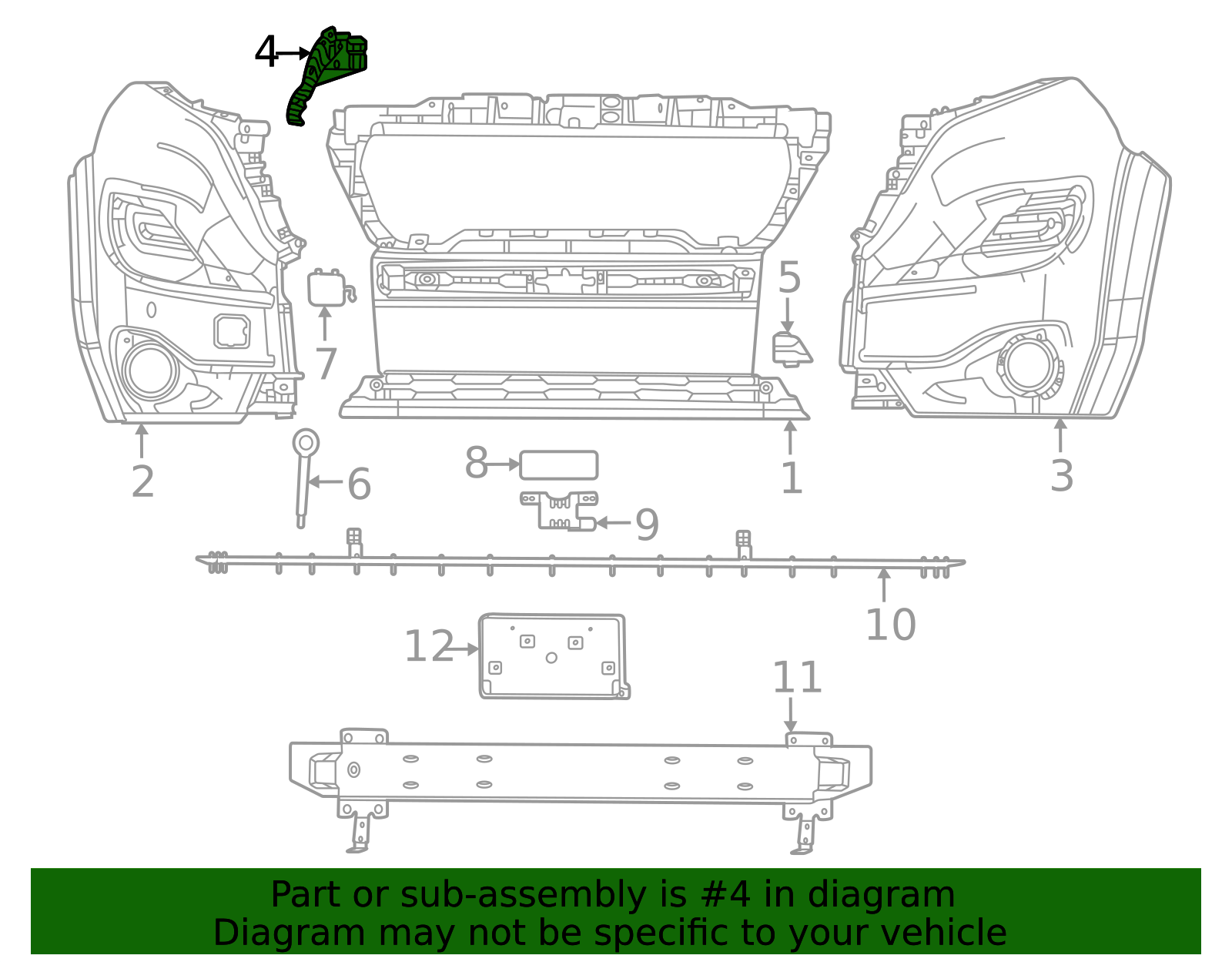 2023-2024 Ram Bumper Bracket 68316656AA | Mopar Parts Canada