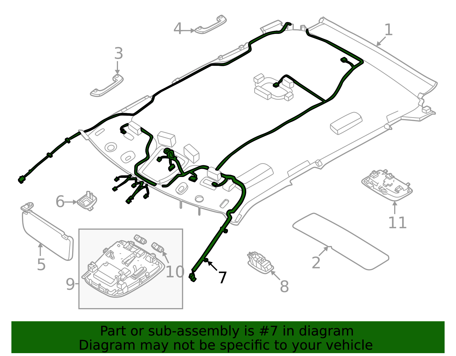 2022-2024 Kia EV6 Wire Harness 91800-CV520 | QuirkParts