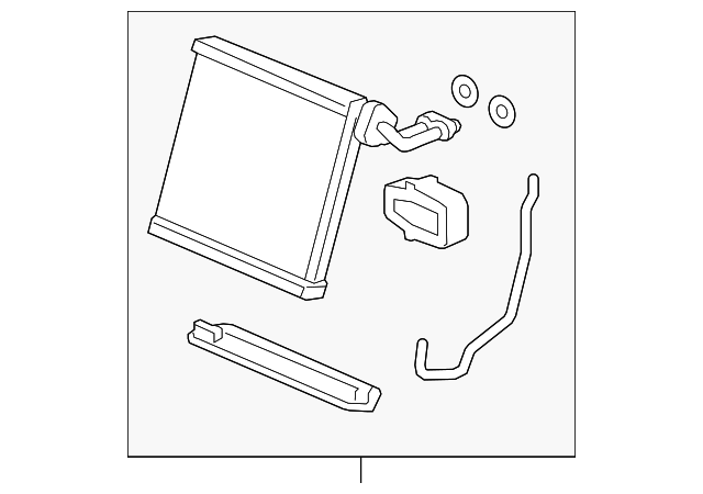80211-T0A-A01 - 2012-2016 Honda - Evaporator | Genuine Honda Parts