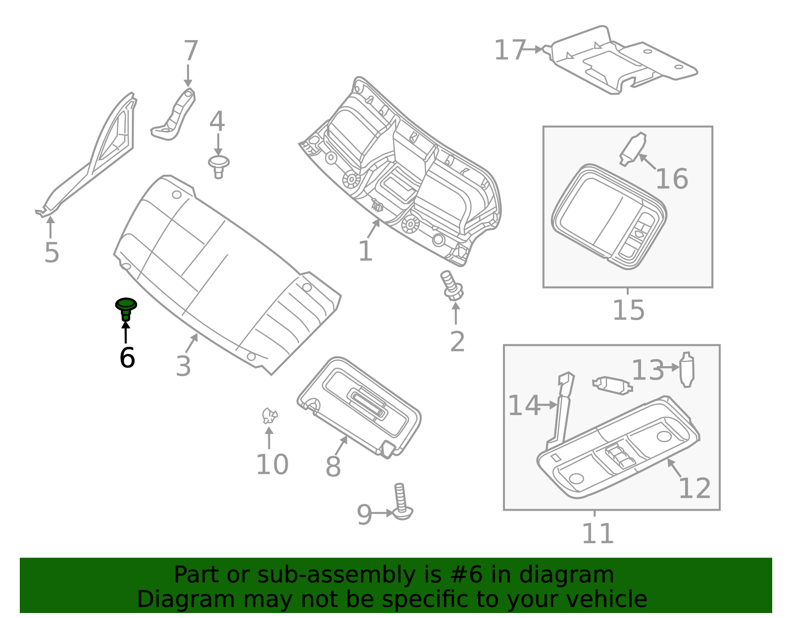 Genuine OEM Nissan 2010-2025 Nissan Clip 73998-ZT50A | Pro Nissan Parts