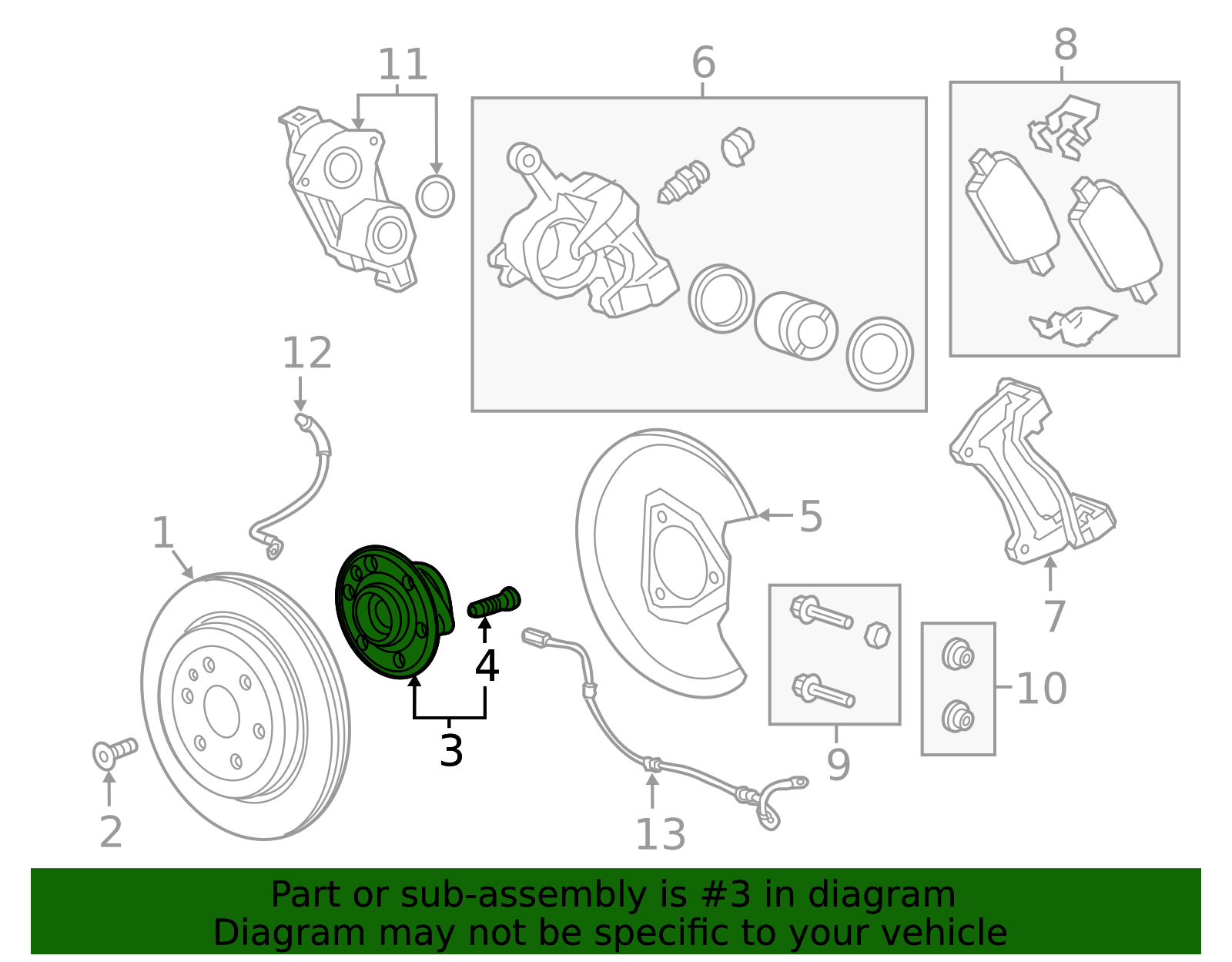 2019-2025 Chevrolet Blazer Hub Assembly 13536584 GM | GMPartsDirect.com