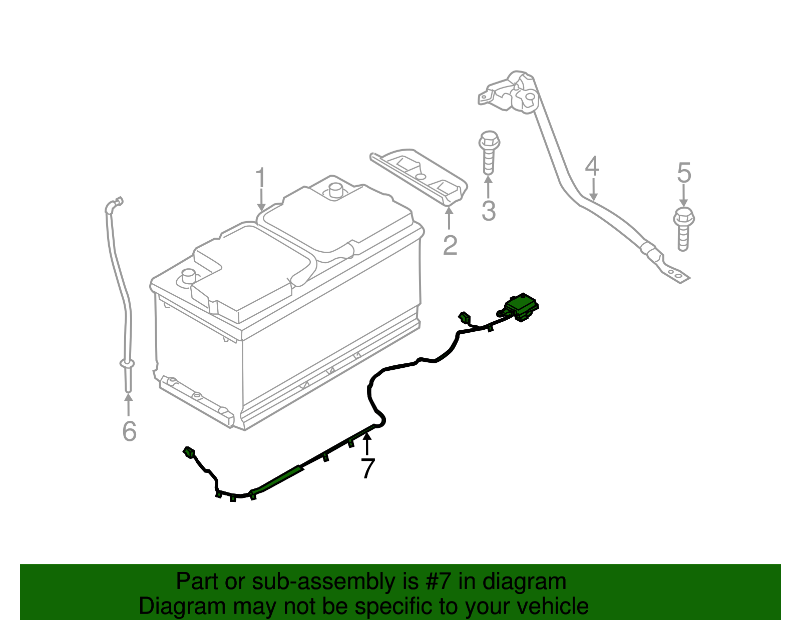 Hyundai - 91850-D2010 - Battery Cable - 2017-2019 Genesis G90 | OEM ...
