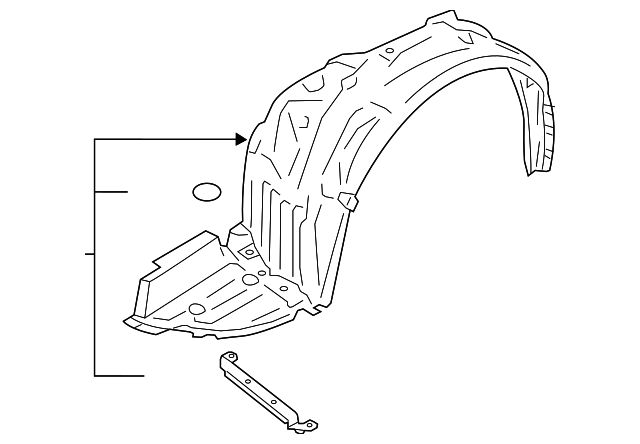 2015-2021 Subaru Fender Liner 59110VA010 | Buy Subaru Parts