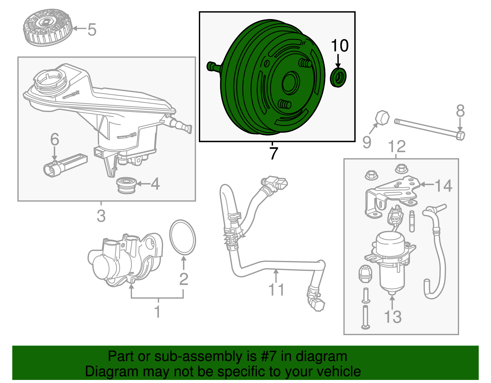 42750820 - 2016-2022 GM - Power Brake Booster | Partners Chevy