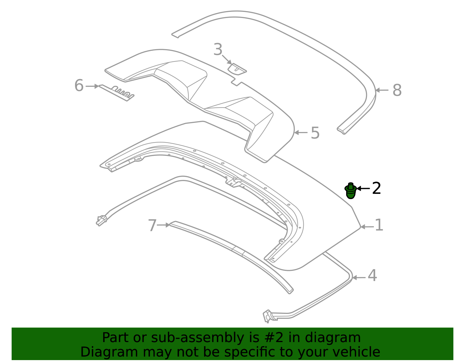 2020-2024 BMW 2020-2024 BMW - Lift Cylinder Buffer 51-24-7-476-375 ...