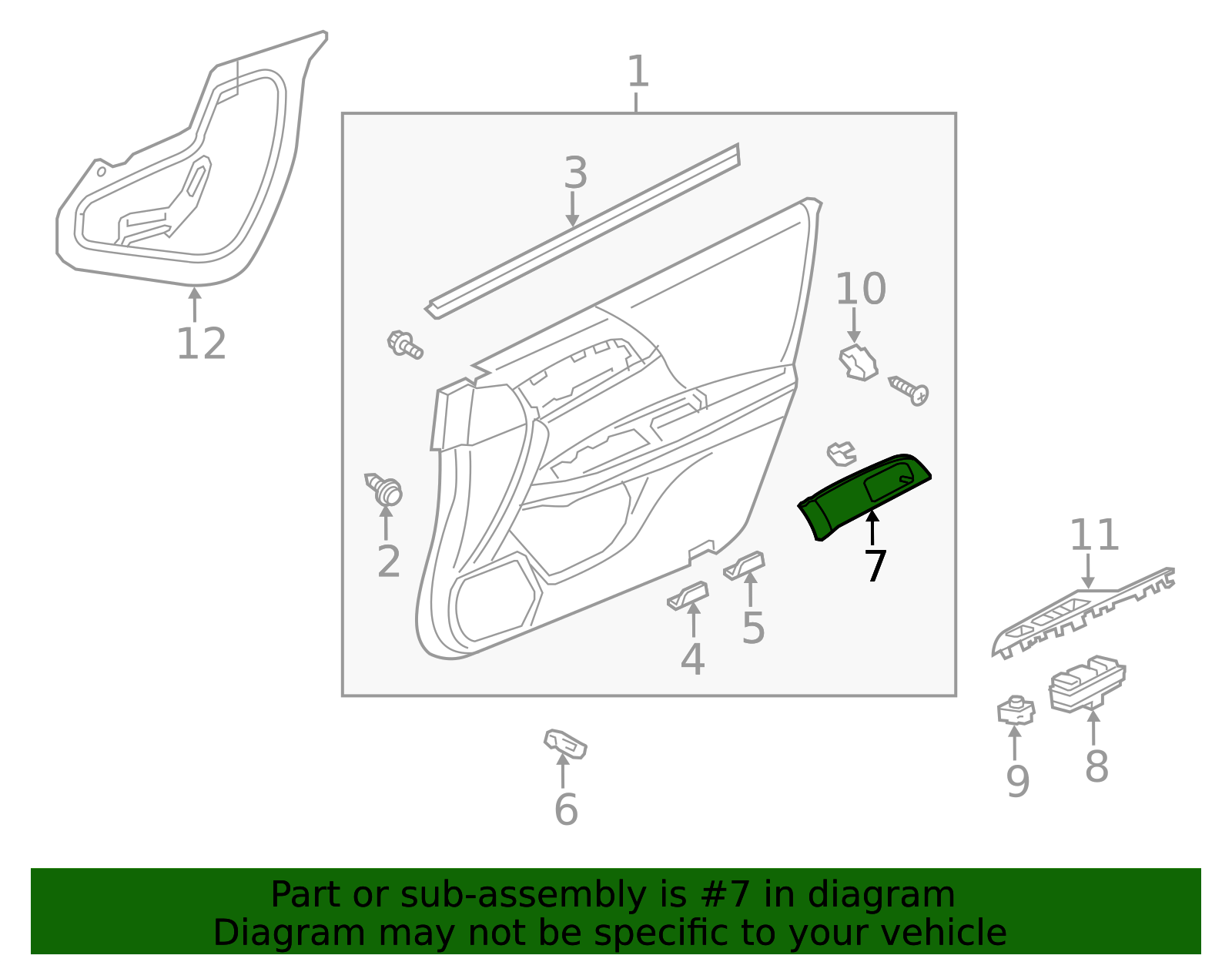 83510-T2A-A41ZB - 2016-2017 Honda Accord - Panel Assembly R Ornament ...