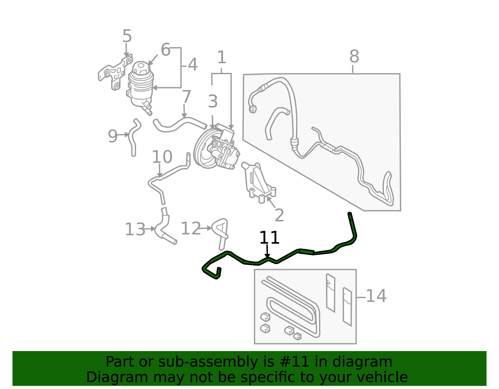57566-2E000 - High-Quality Power Steering Line for AutoNation Parts
