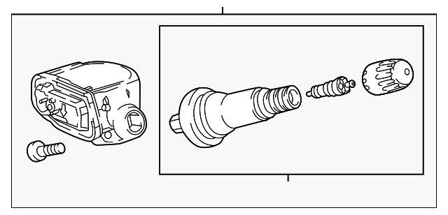 13540603 - Tire Pressure Indicator Sensor 2018-2025 GM | Chevrolet ...