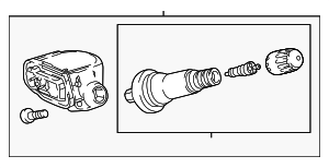 13540603 - Tire Pressure Indicator Sensor 2018-2025 GM | Chevrolet ...