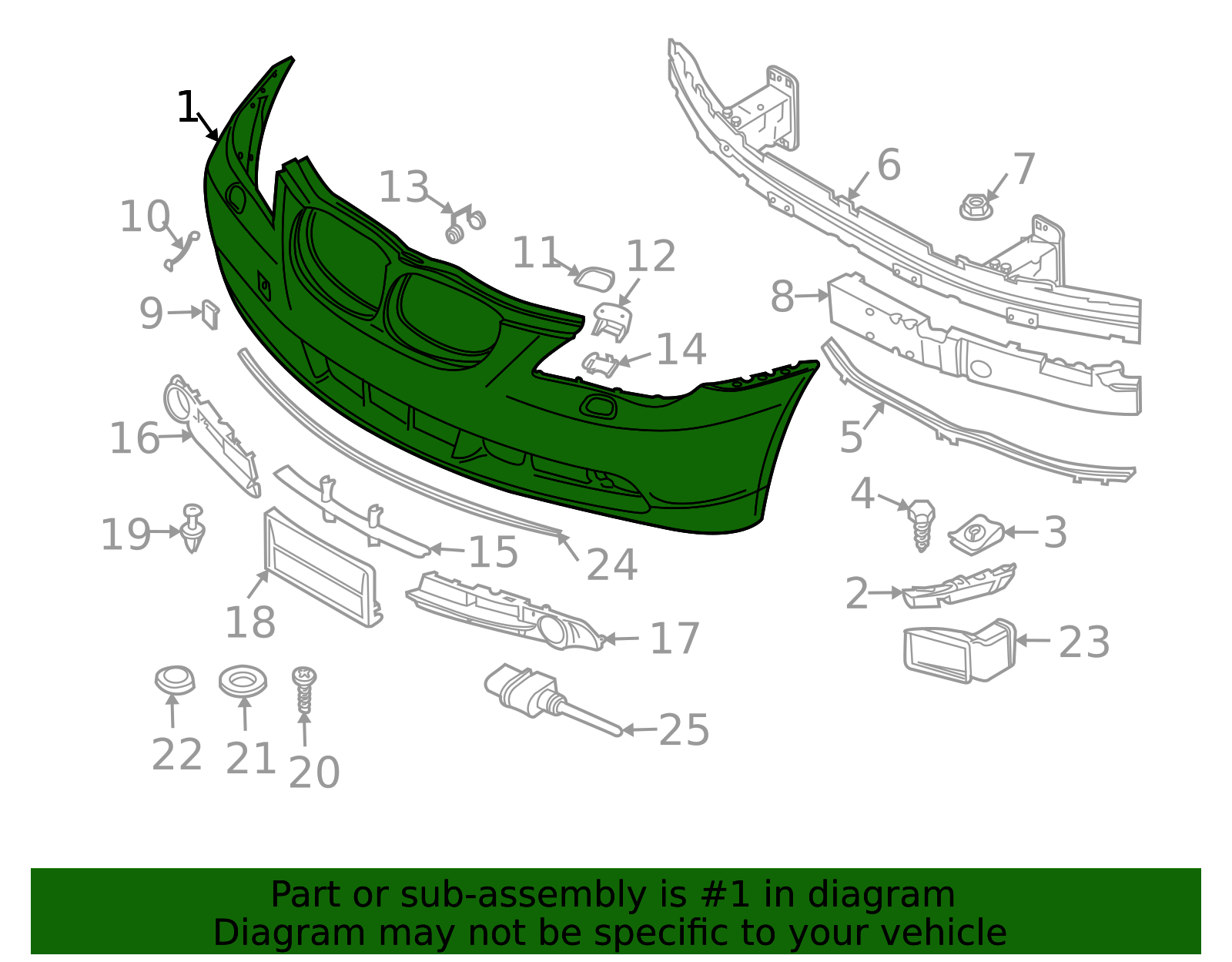 51117111740 - Bumper Cover (51-11-7-111-740) | BMW of South Atlanta Parts