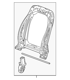 2019 Cadillac ATS Seat Back Frame 84670486 | Capital Chevy Parts