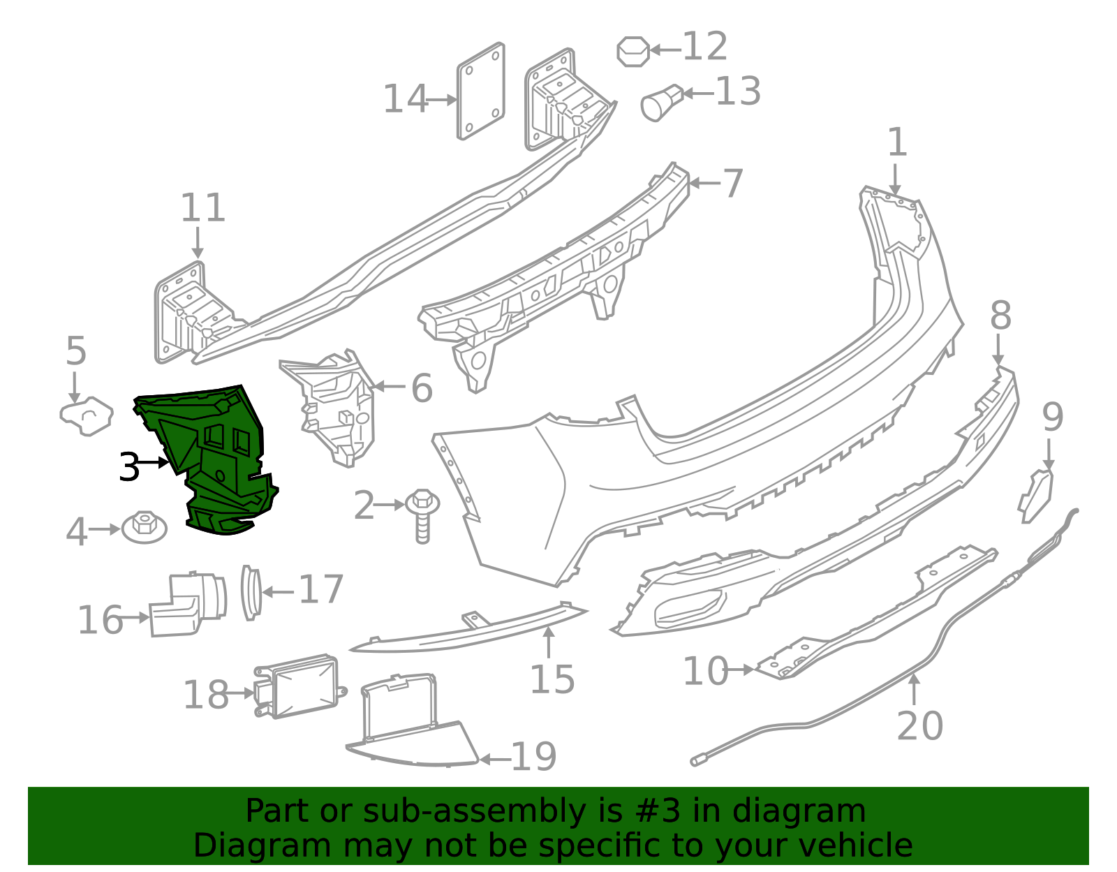 51-12-7-319-829 - Outer Support 2015-2019 BMW X6 | BMW Auto Parts Warehouse
