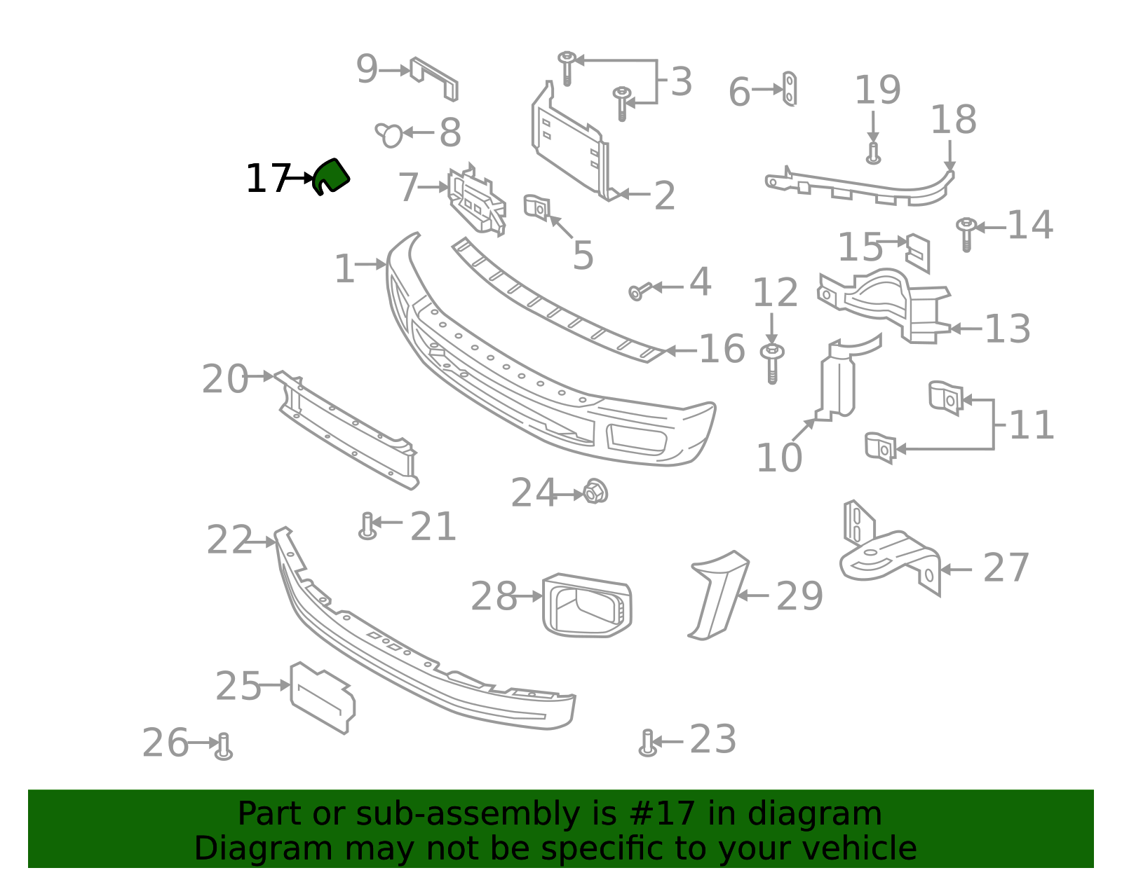 2020-2022 Ford Inner Molding LC3Z-17C829-BA | Ford OEM Parts Outlet