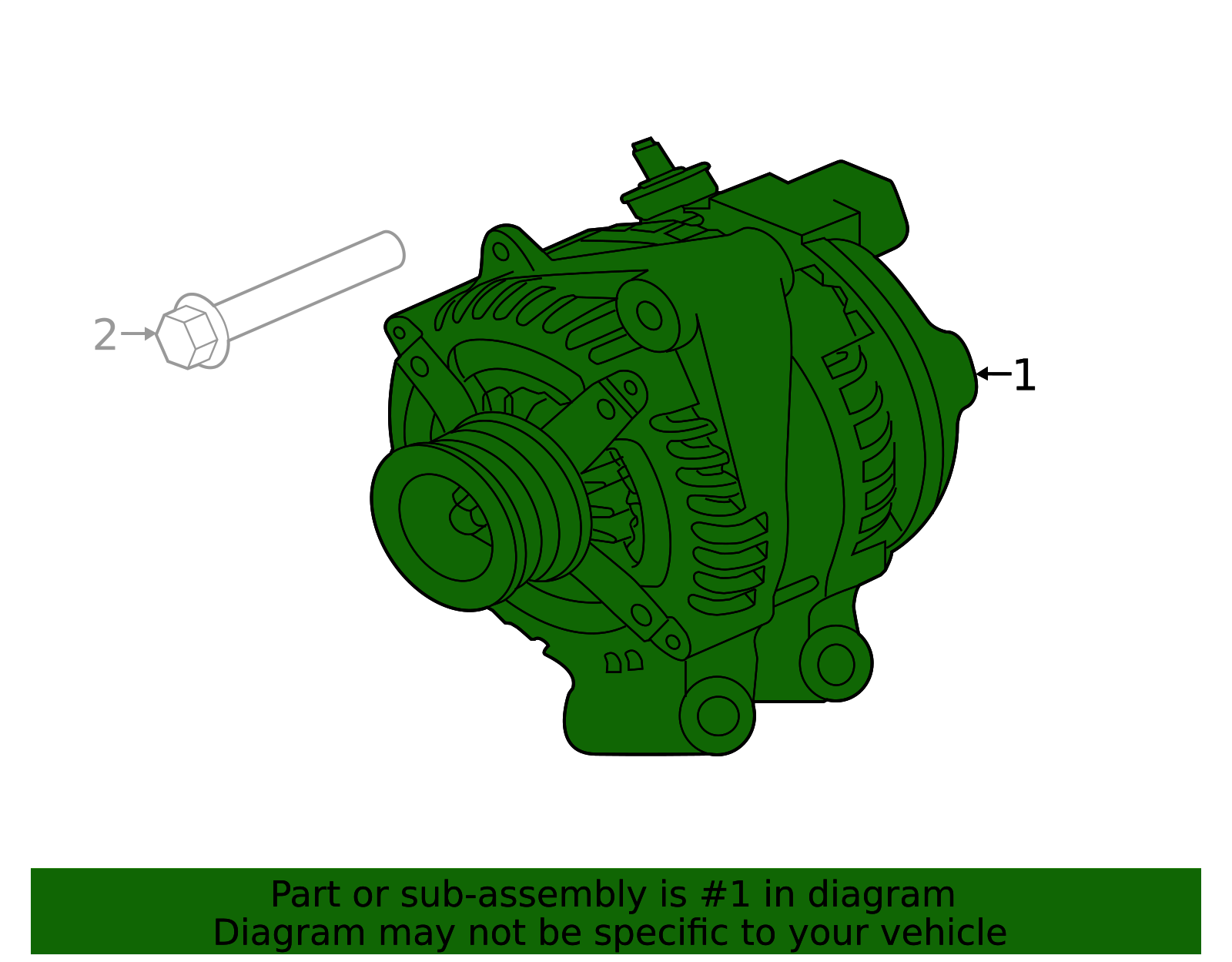 2017-2024 Jaguar | Alternator | T2H34202 | Express Jaguar Parts