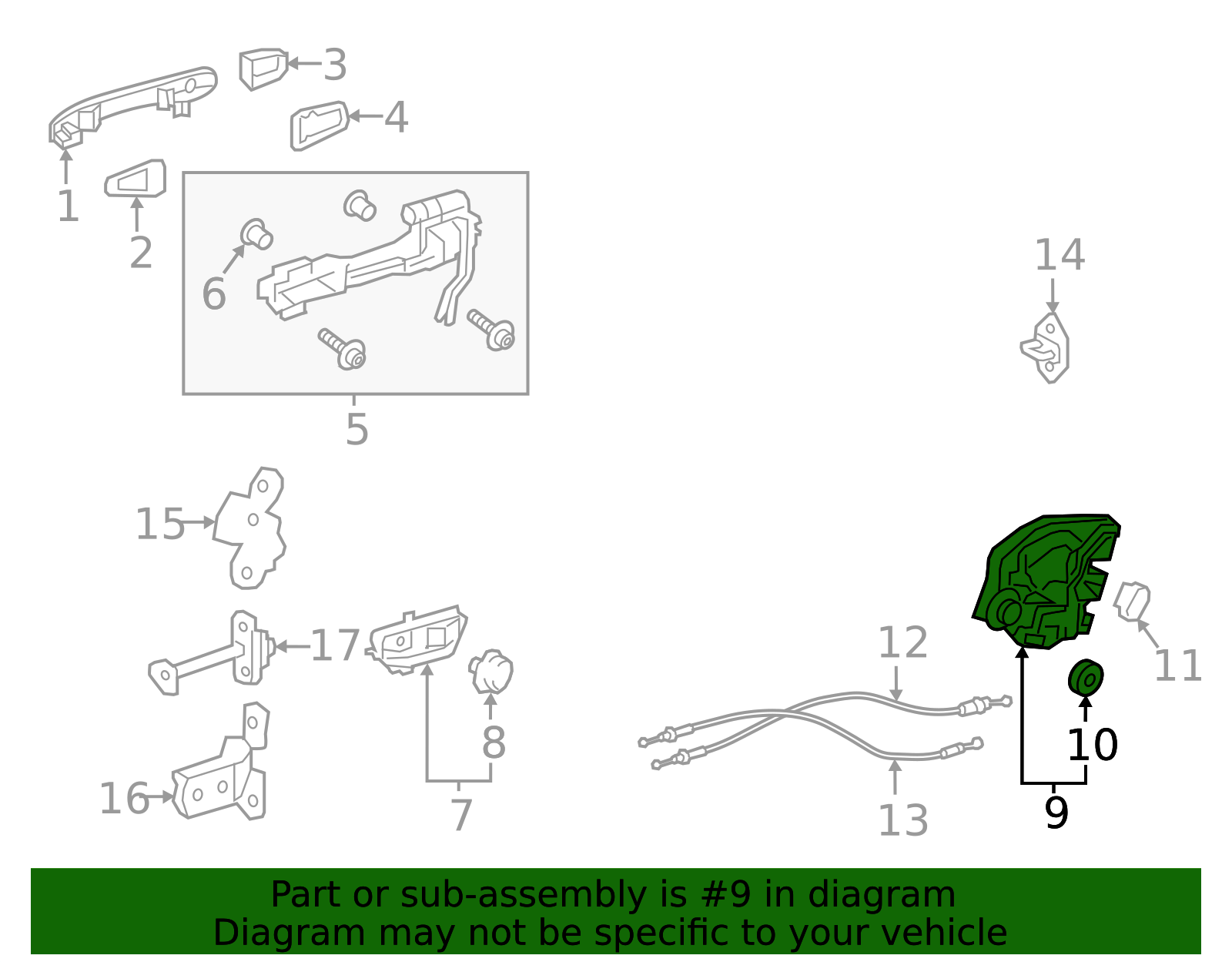 69060-12470 - Lock Assembly 2023-2025 Toyota | Longo Toyota Parts