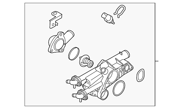 25600-2G545 - 2011-2014 Hyundai - Thermostat Unit | Conicelli Hyundai