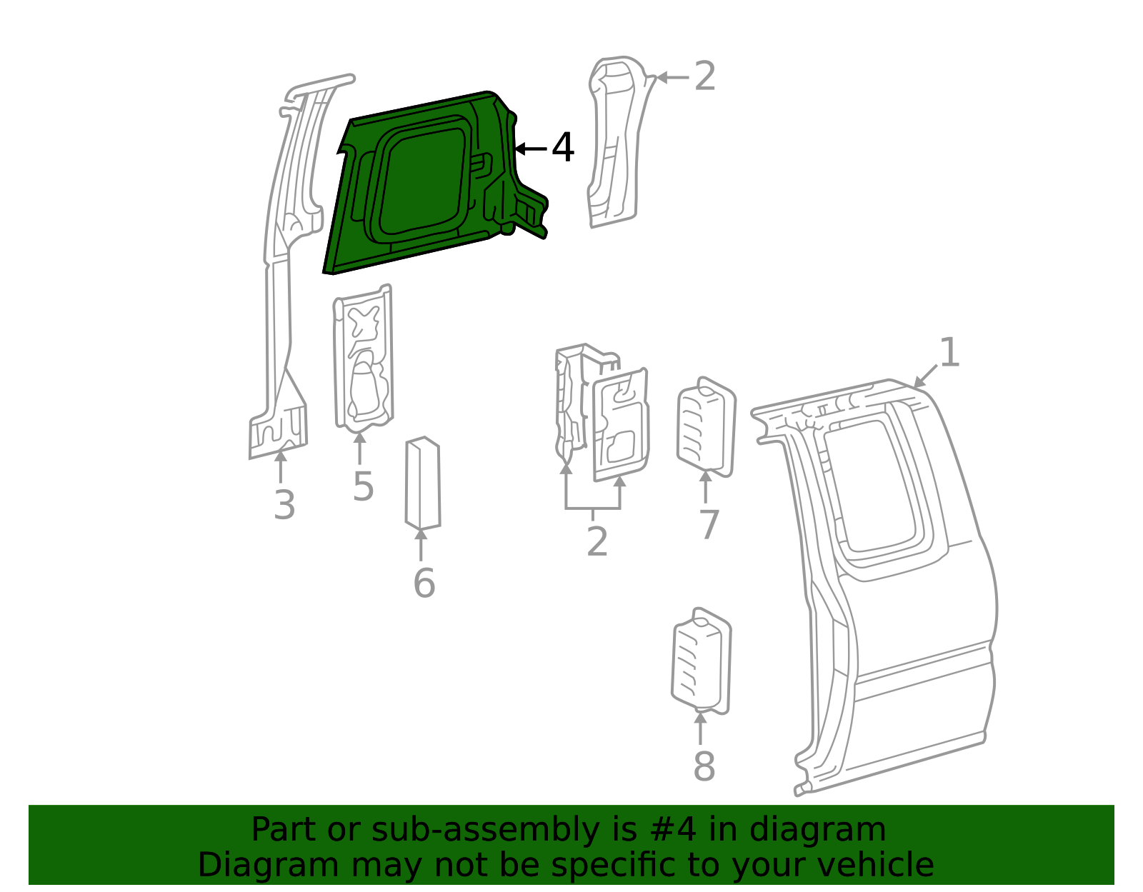Uniside - Complete OEM Side Body Assembly | AutoNation Parts