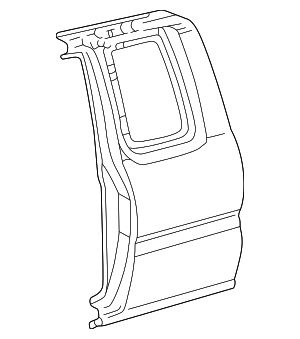 Genuine Toyota Side Panel part# 61612-04011 for 1995-2004 Toyota Tacoma ...