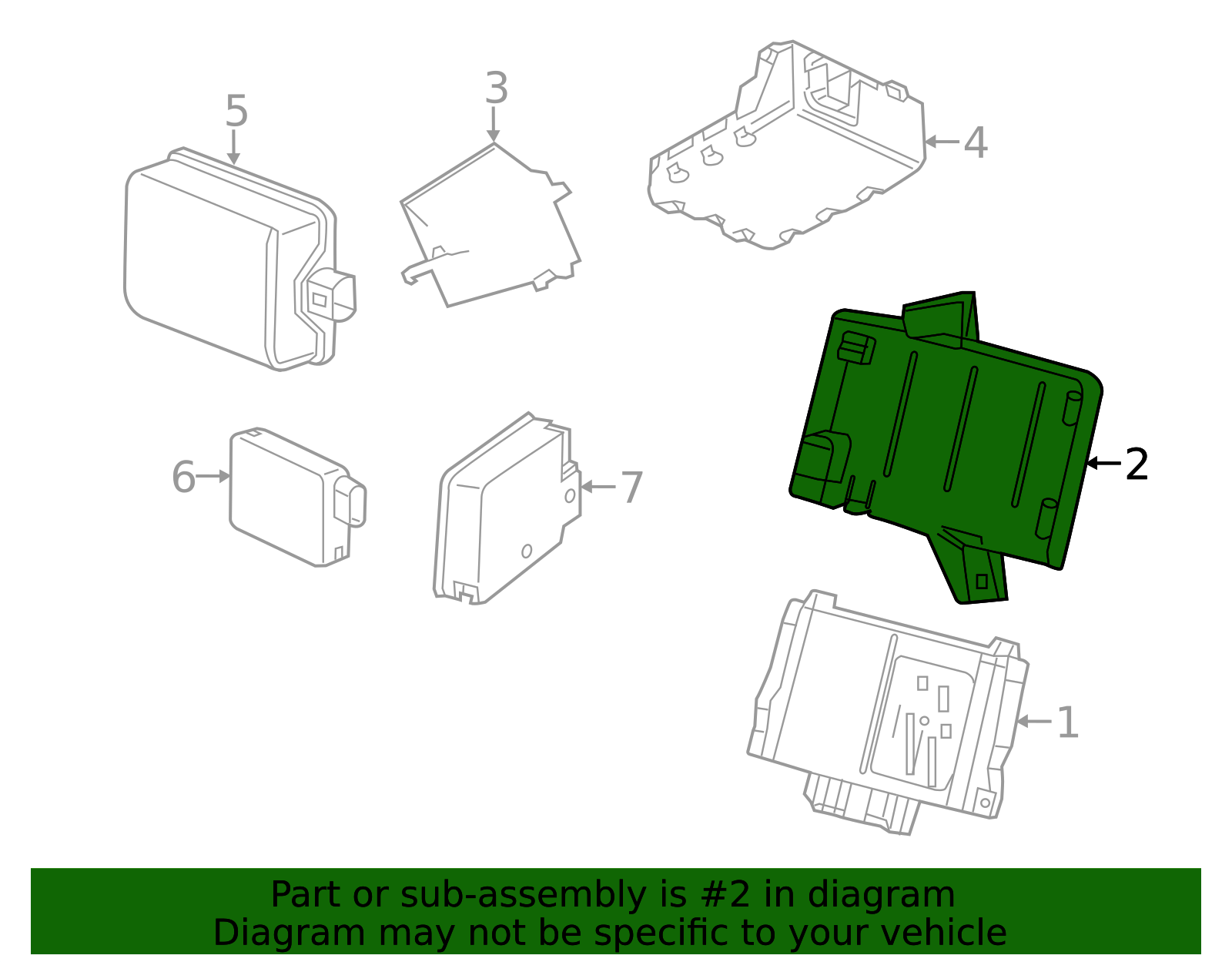 23193182 - 2014-2019 GM - ABS Control Module Bracket | Partners Chevy