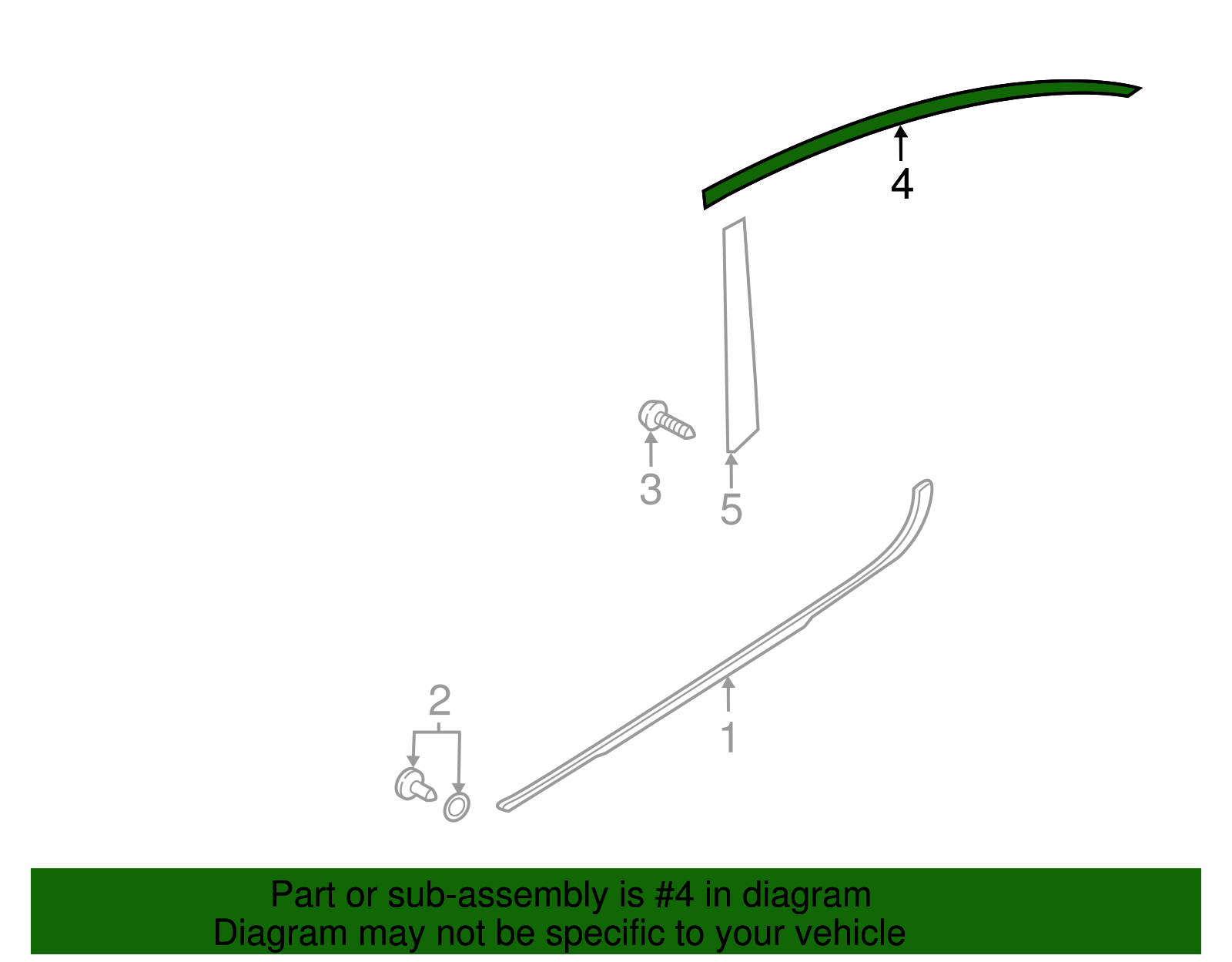 86392-A7000 - Black Out Tape 2014-2018 Kia Forte | Kia.Parts Store