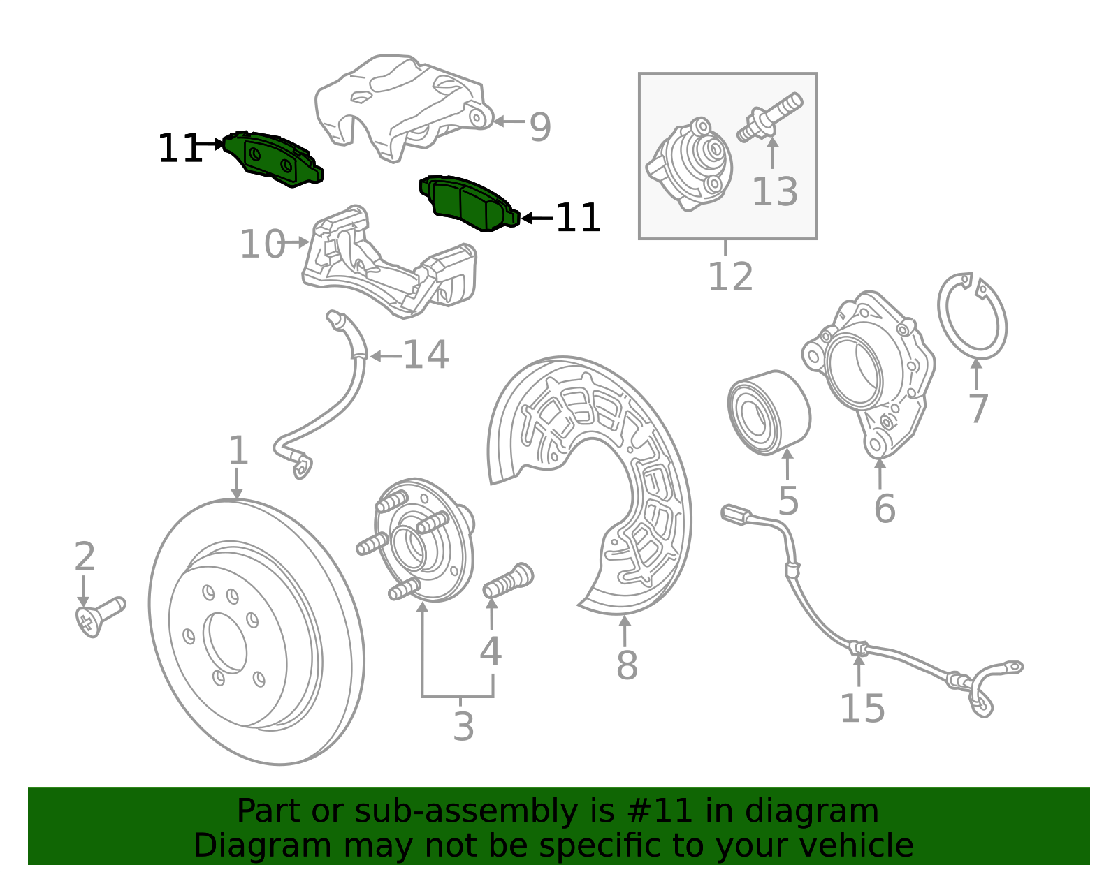 Rear Disc Brake Pad Kit 42788828 | OEM Parts Online