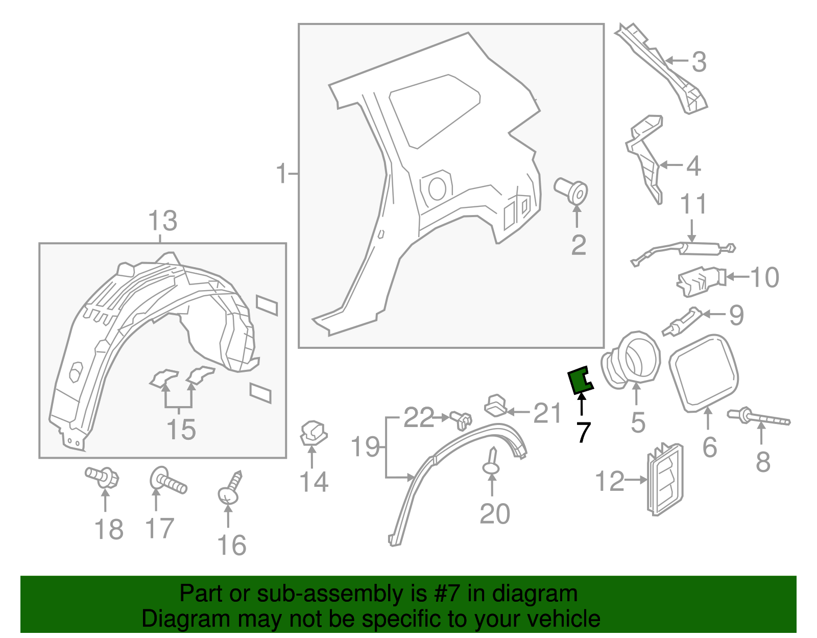 74494-TZ5-A00 - Fuel Door Spring 2016-2025 Honda | Honda Parts Online