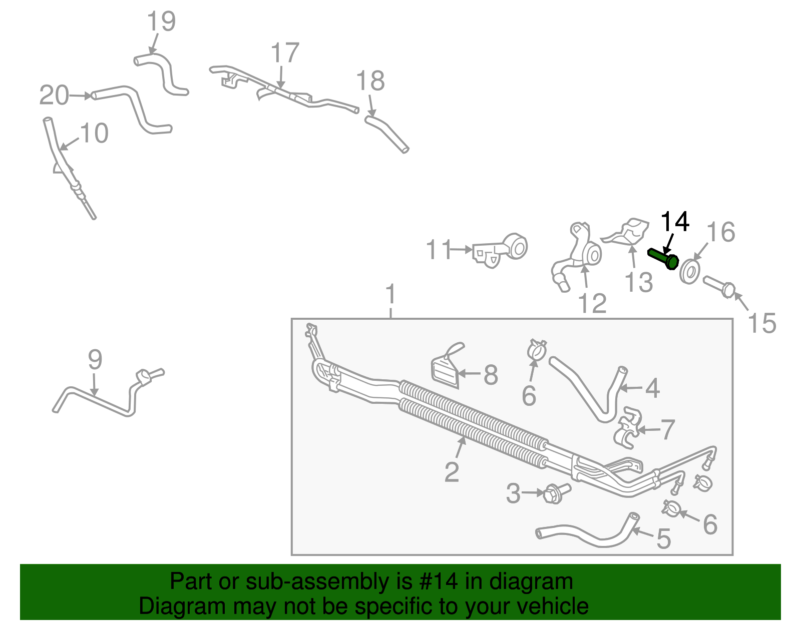 1995-2025 Acura Stay Bolt 95701-06014-08 | OEM Parts Online