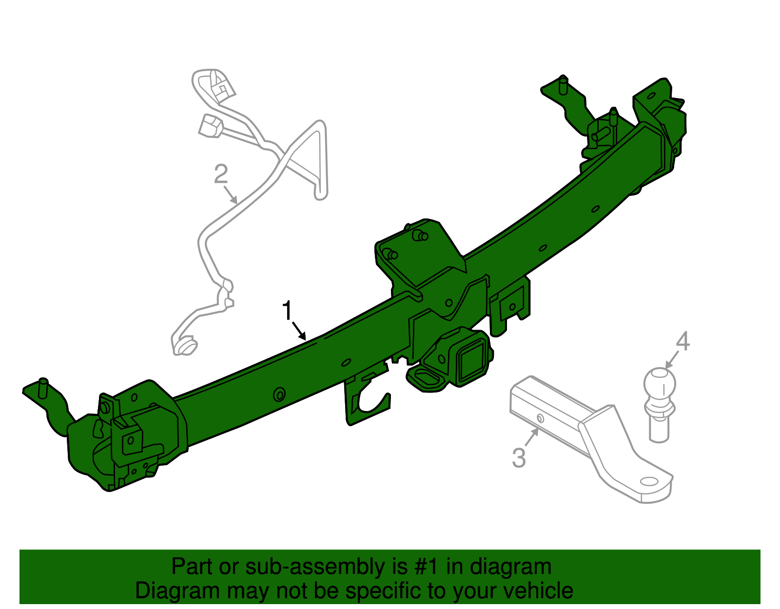 2018-2019 Ford Trailer Hitch JB5Z-19D520-AA | Ford OEM Parts Outlet