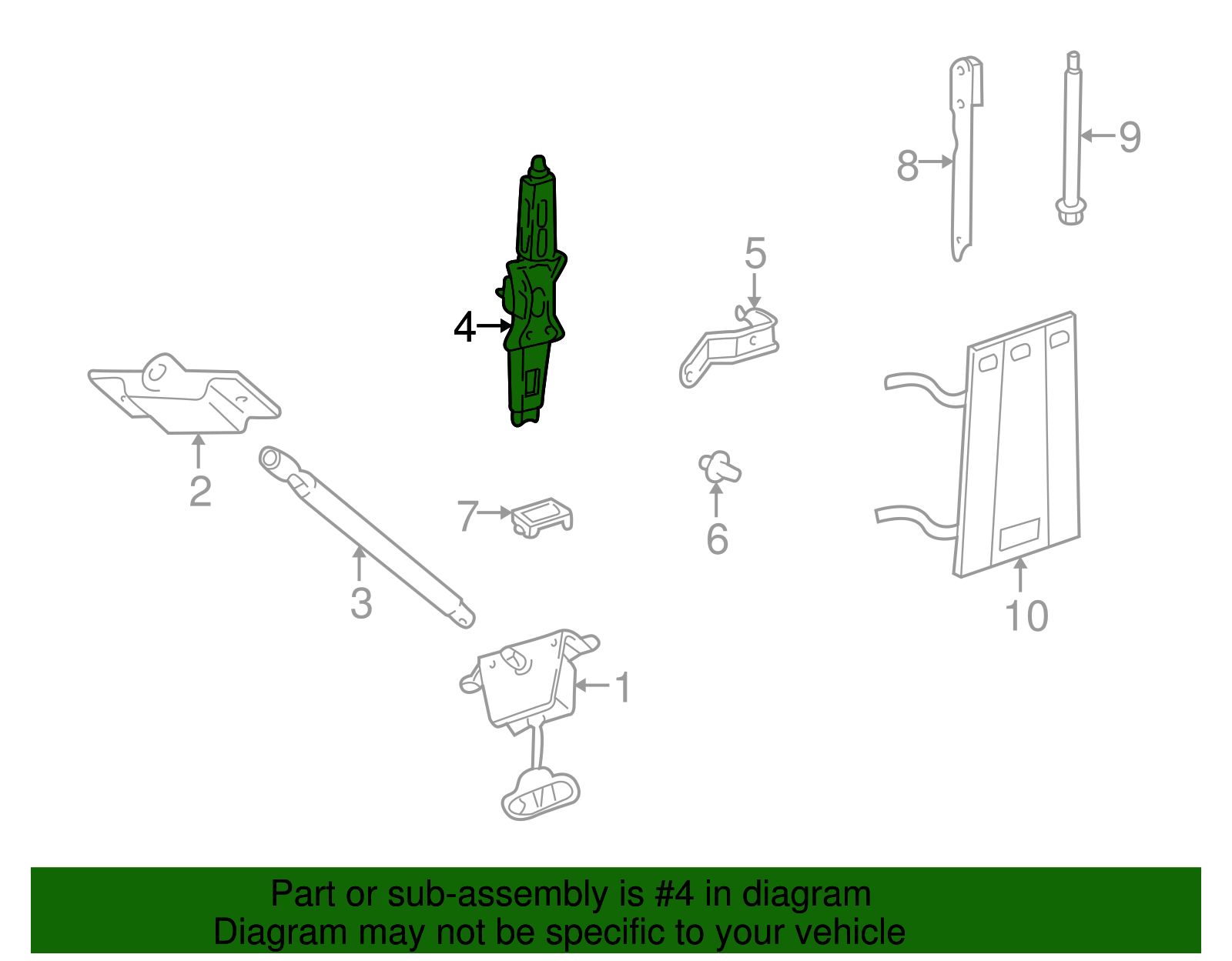 1997-2005 GM Jack Assembly 10340880 | Shop Matick Buick GMC