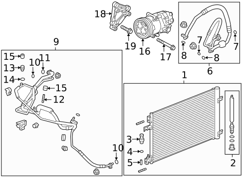 Condenser, Compressor & Lines for 2025 Chevrolet Blazer | GMPartsDirect.com