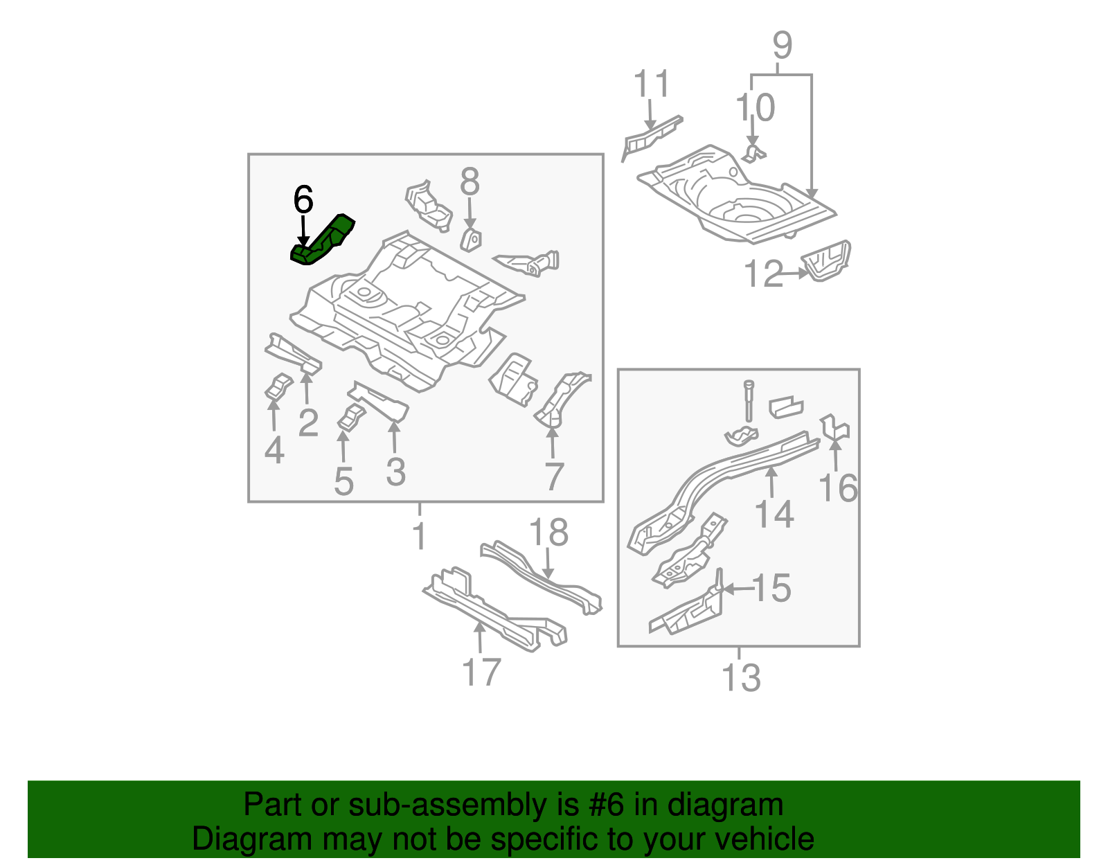 GK2A-53-7X0 - Side Bracket 2003-2008 Mazda 6 | Florida Mazda Parts