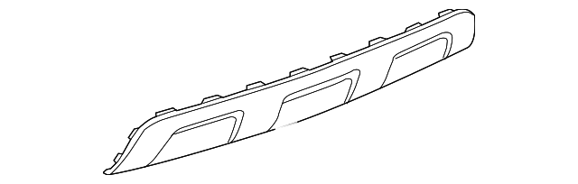 2015-2016 Chevrolet Trax Rear Bumper Fascia Lower Skid Plate 25980562 ...